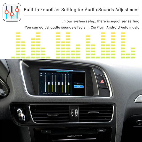 For Audi A4 A5 Q5 MMI 3G Wireless CarPlay Android Auto Mirroring Kit ...